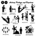 Stick Figures Man People Stickman Silhouette Action Verbs S - Etsy