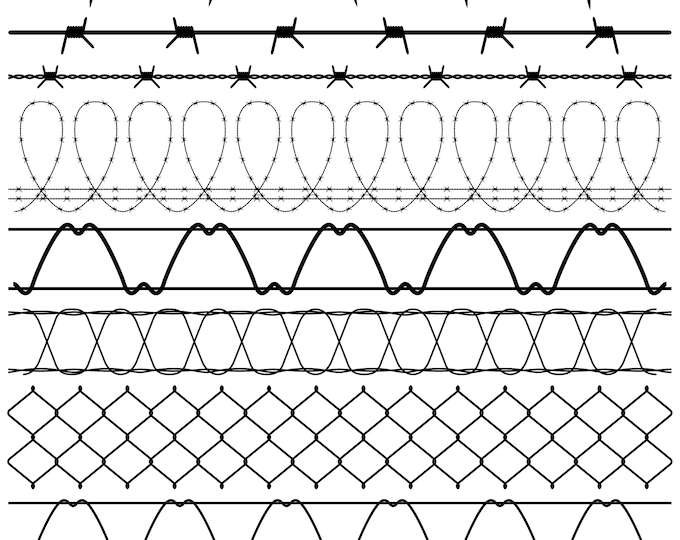 Barbed Wire Svg, Barb Wire Png , Fence Svg, Fence Png, Fence Clipart ...