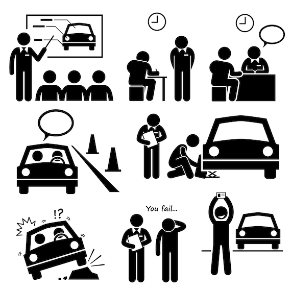 Driving School Driver Instructor Coach Lesson Learn Drive Car - Etsy