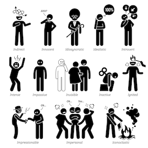 Alphabet I Neutral Personality Personalities Attitude Behavior ...