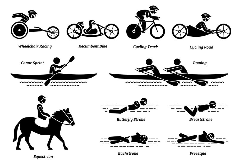Disabled Handicapped Athlete Racing Sports Games Wheelchair - Etsy