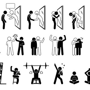 Self Help Metaphor Confident Confidence Motivation Improvement Concept ...