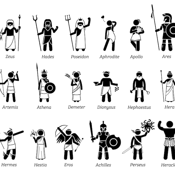 Greek Gods - Etsy