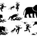 Wild Animals Attack Human Violent Dangerous Threatened Threat Dog ...