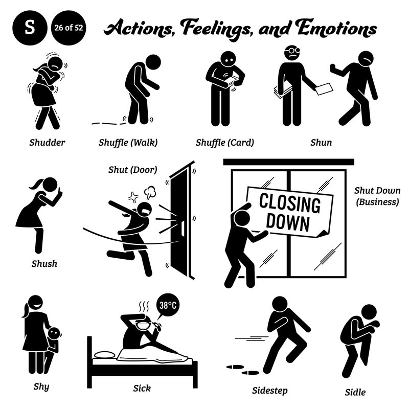 Sick and Shut in Clipart - Etsy