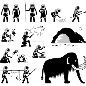 Prehistory Prehistoric Paleolithic Old Stone Age Ancient Human ...