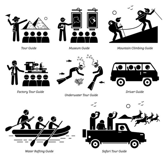 Tour Guide Jobs Job Career Show Museum Mountain Climbing - Etsy