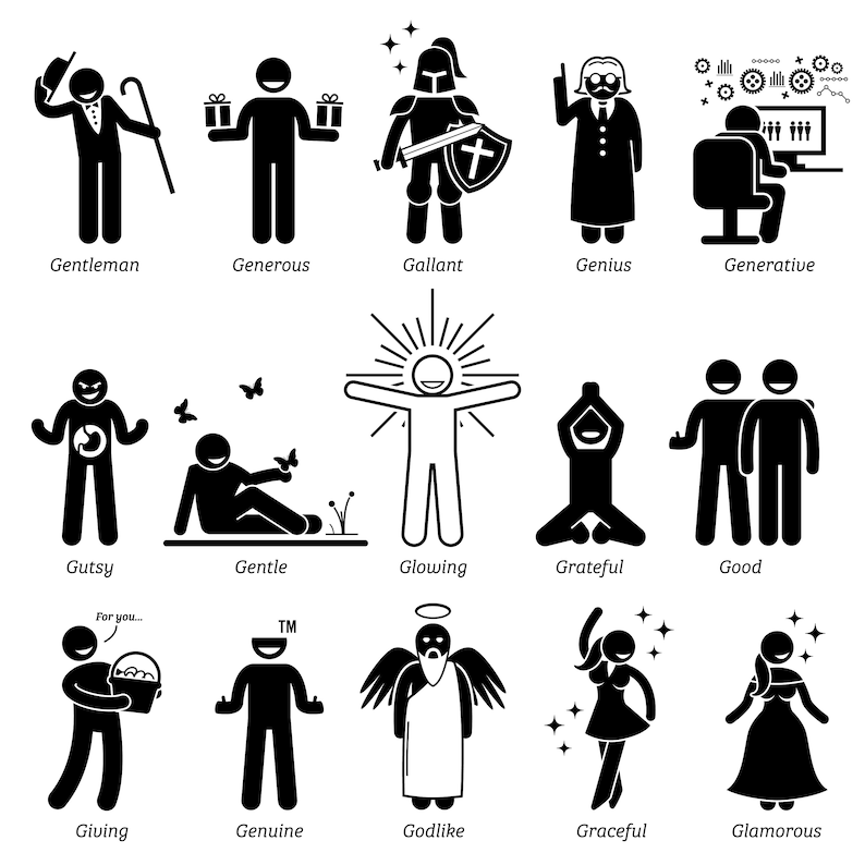 Alphabet G Positive Personality Personalities Attitude - Etsy