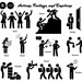 Stick Figures Man People Stickman Silhouette Action Verbs R Vector SVG ...
