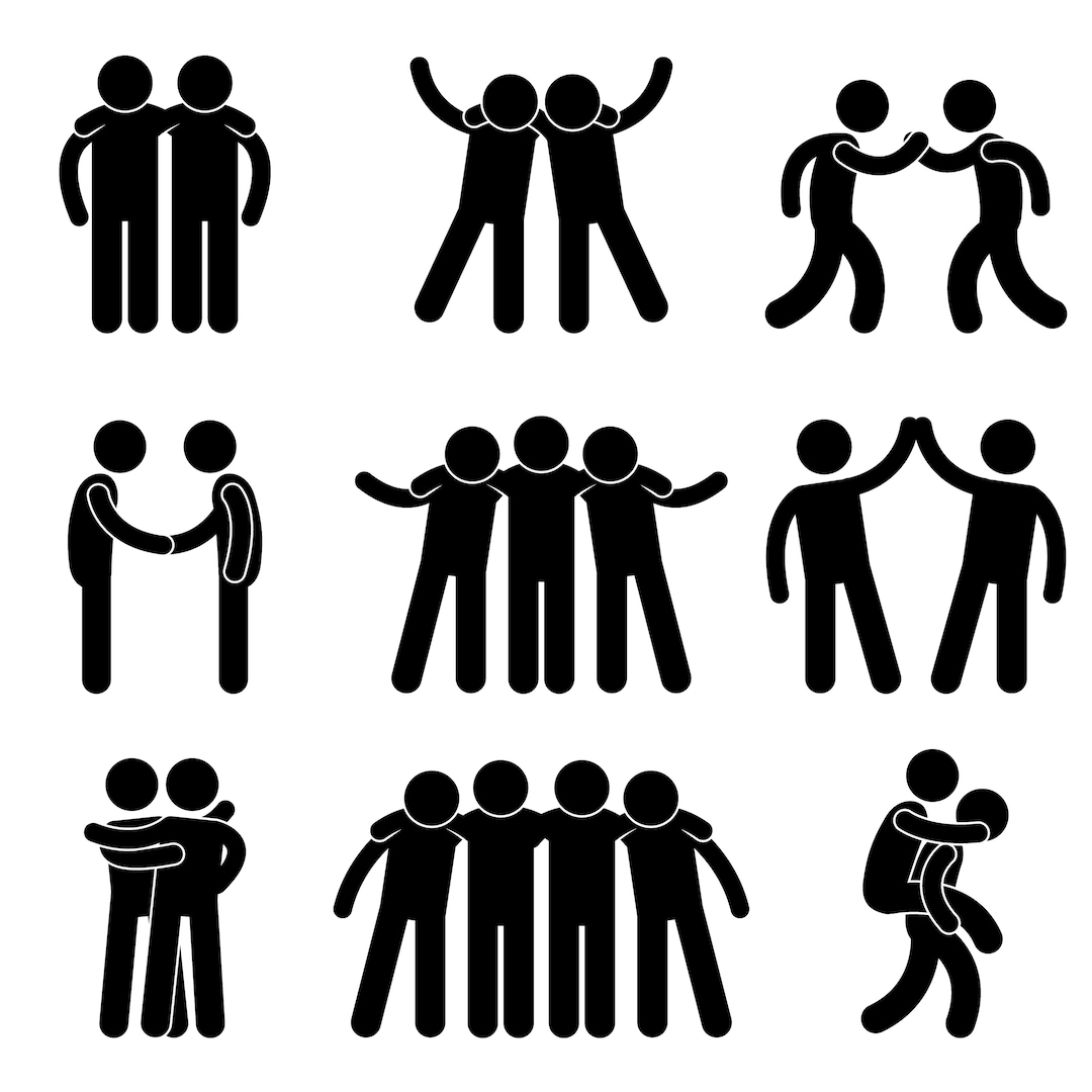 Best Friend Friendship Relationship Teammate Teamwork Team Buddy ...