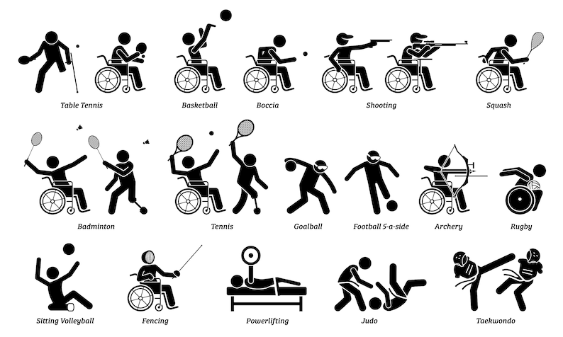 Disabled Indoor Sports Games Handicapped Athlete Table Tennis - Etsy