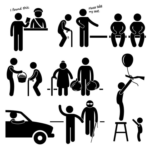 Kind Person Clipart
