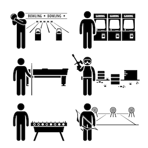 Recreational Leisure Indoor Sport Games Bowling Arcade Center Pool ...