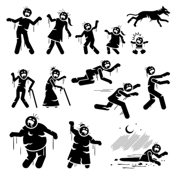 Dead Person Cartoon Stick Figure