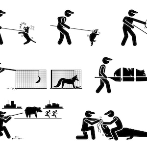 Animal Control Officer Equipment Catch Dangerous Wild Animals Pole Cage ...