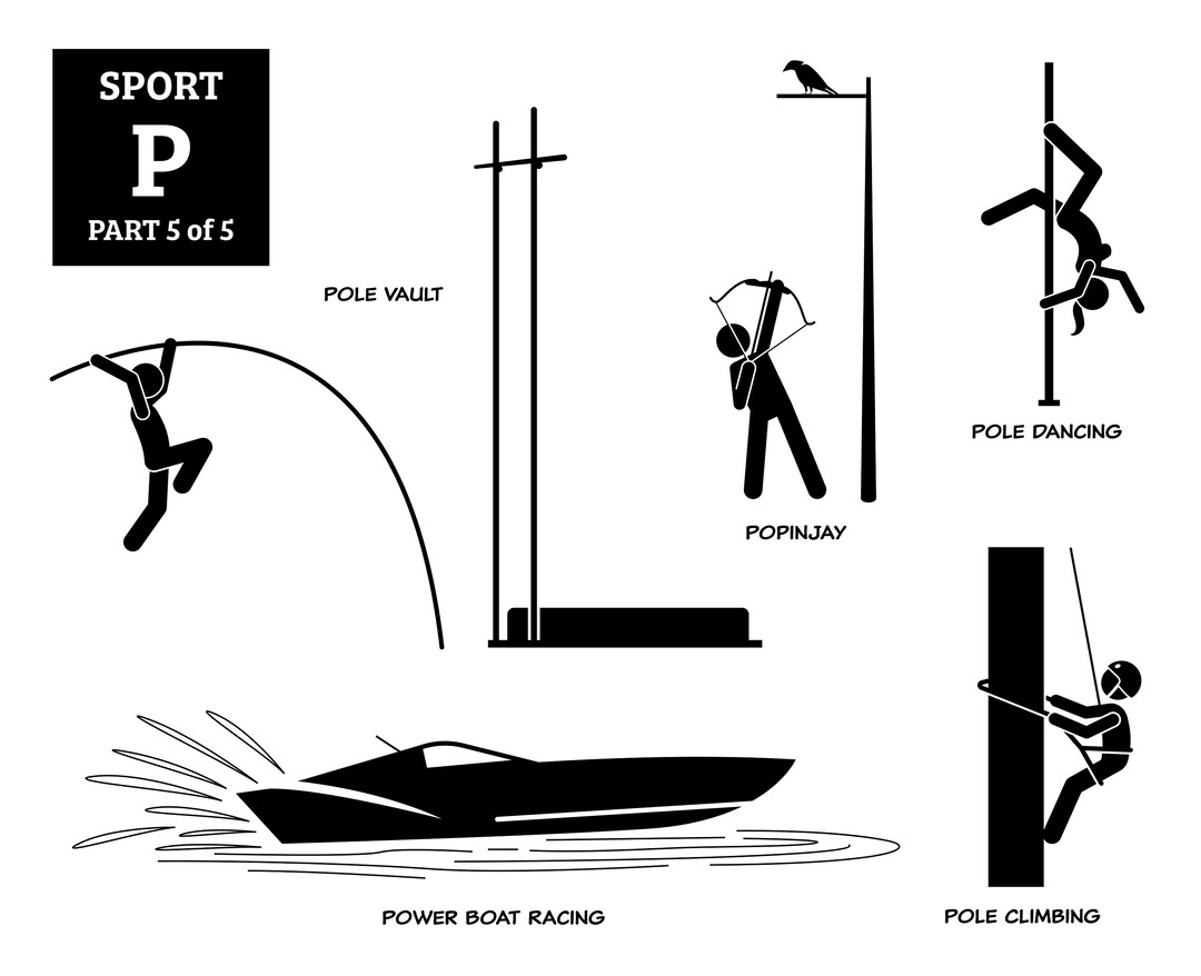 Pole Vault Popinjay Bow Arrow Bird Pole Dancing Dancer Power Boat ...