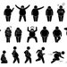 Overweight Fat Man Basic Poses Postures Plump Obese Obesity Emotion ...