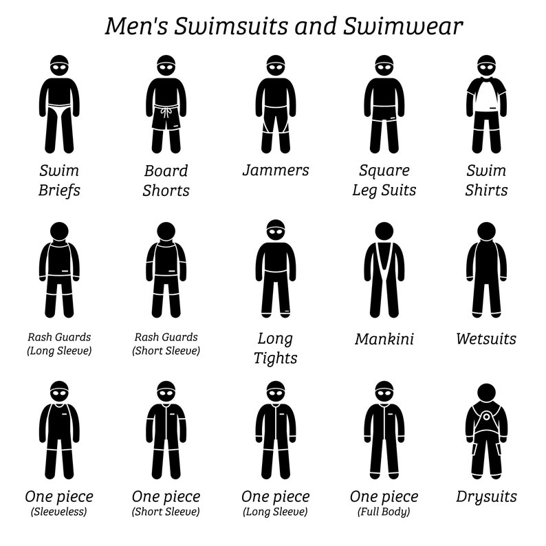 Men Swimsuits Swim Suit Swimwear Swimming Outfit Trunks - Etsy