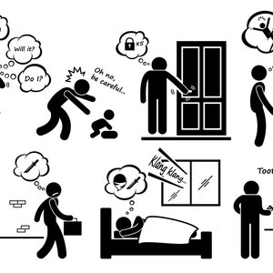 Paranoid Paranoia People Too Worry Worried Afraid Scare Scared Phobia ...