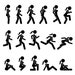 Stick Figure Female Girl Lady Woman Women Actions Movement Postures ...
