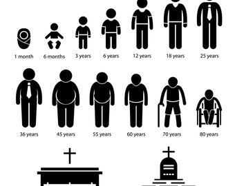 Stick Figure Old Man Svg - Etsy