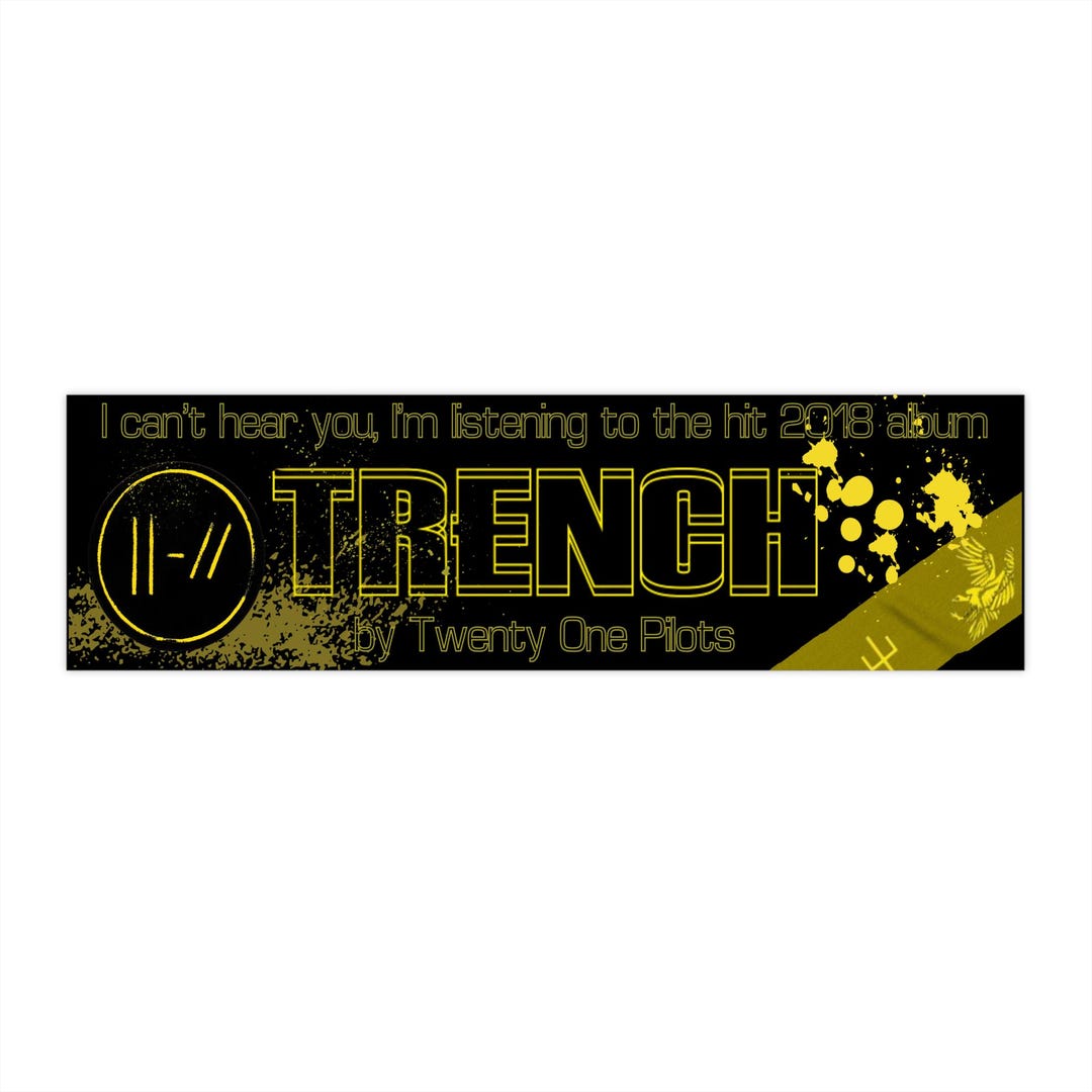 Twenty One Pilots Trench Bumper Sticker - Etsy
