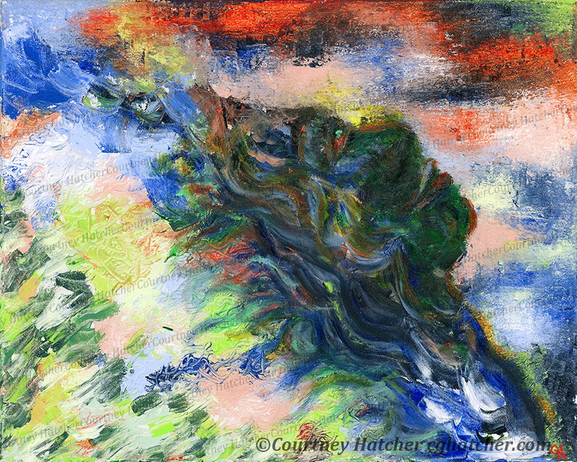 Abstract Color Print Emotional Expressionism Modern Giclee - Etsy