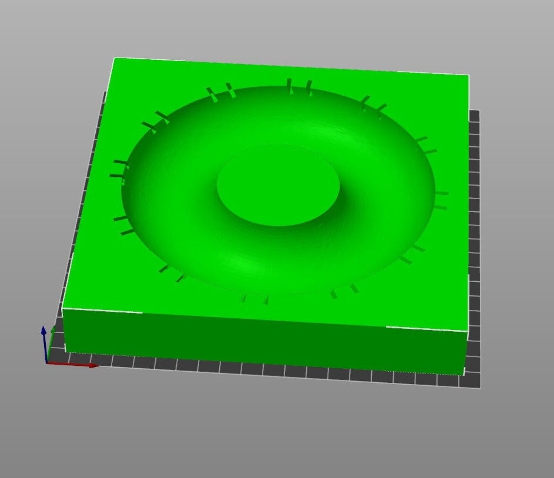 Only Digital FILE Stl: Rodin Marko Coil Mold With Edges for Wire ...