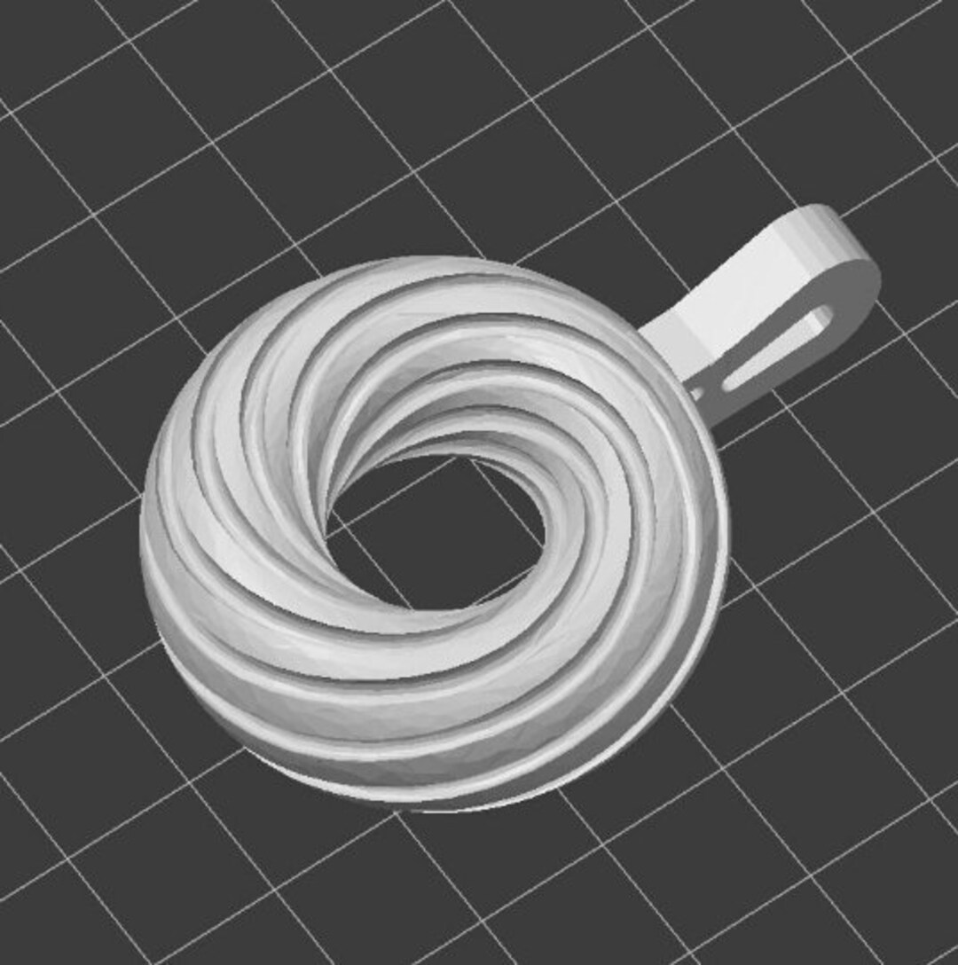 Only Digital File STL: Abha Coil One Way Pendant Frame With DIY DDS ...