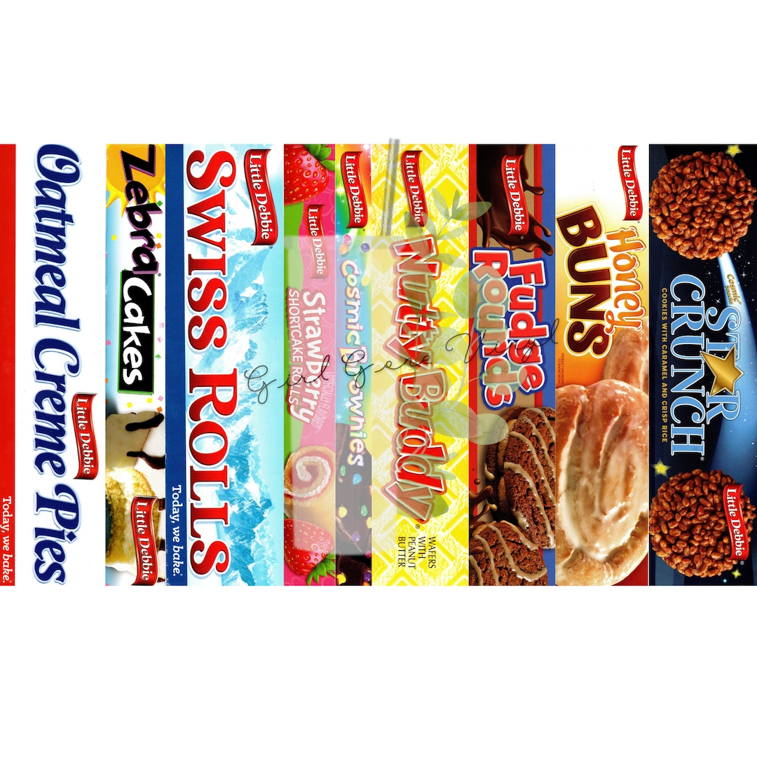 Little Debbie Snacks PNG SVG Sublimation 2 Files - Etsy