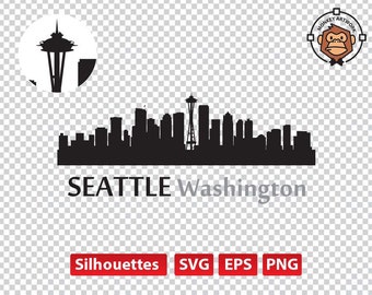 Seattle Skyline Svg | Etsy