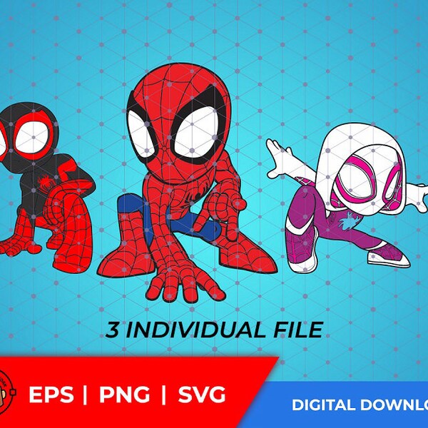 Spidey and His Amazing Friends Embroidery Design - Etsy