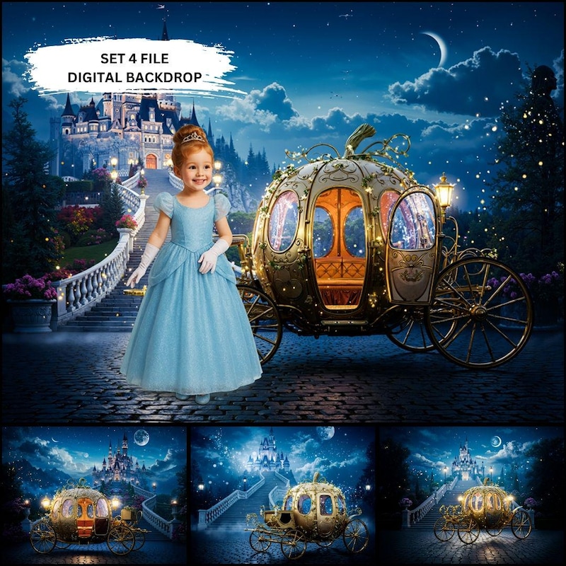Cinderella Ppt Background - Etsy Canada