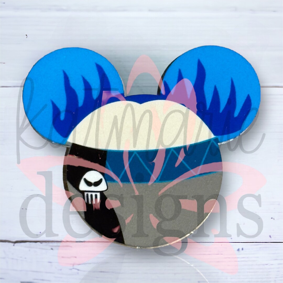 Greek Hades Character Inspired, Interchangeable Mouse Head Badge Reel ...