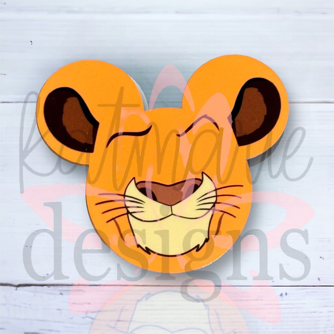 Simba Mouse Head Stanley Topper: Acrylic Tumbler Lid, H2.0 Compatible ...