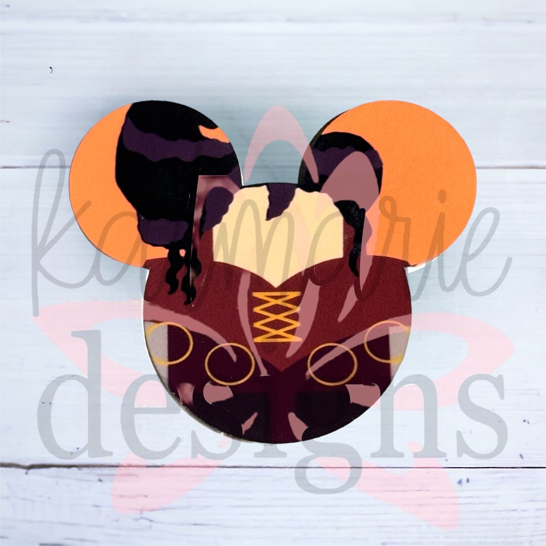 Mary Character Inspired Mouse Head Badge Reel - Salem Sisters - Etsy
