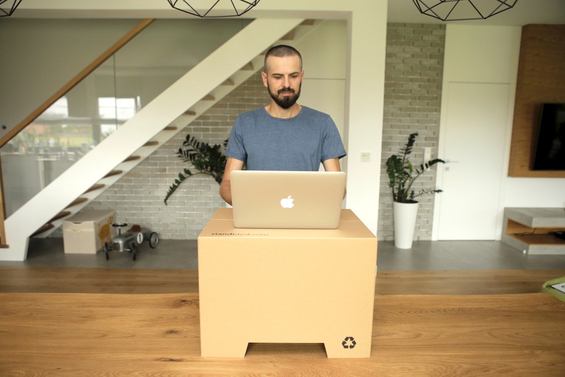 Active Stand Flat A Simple Standing Desk Converter for | Etsy