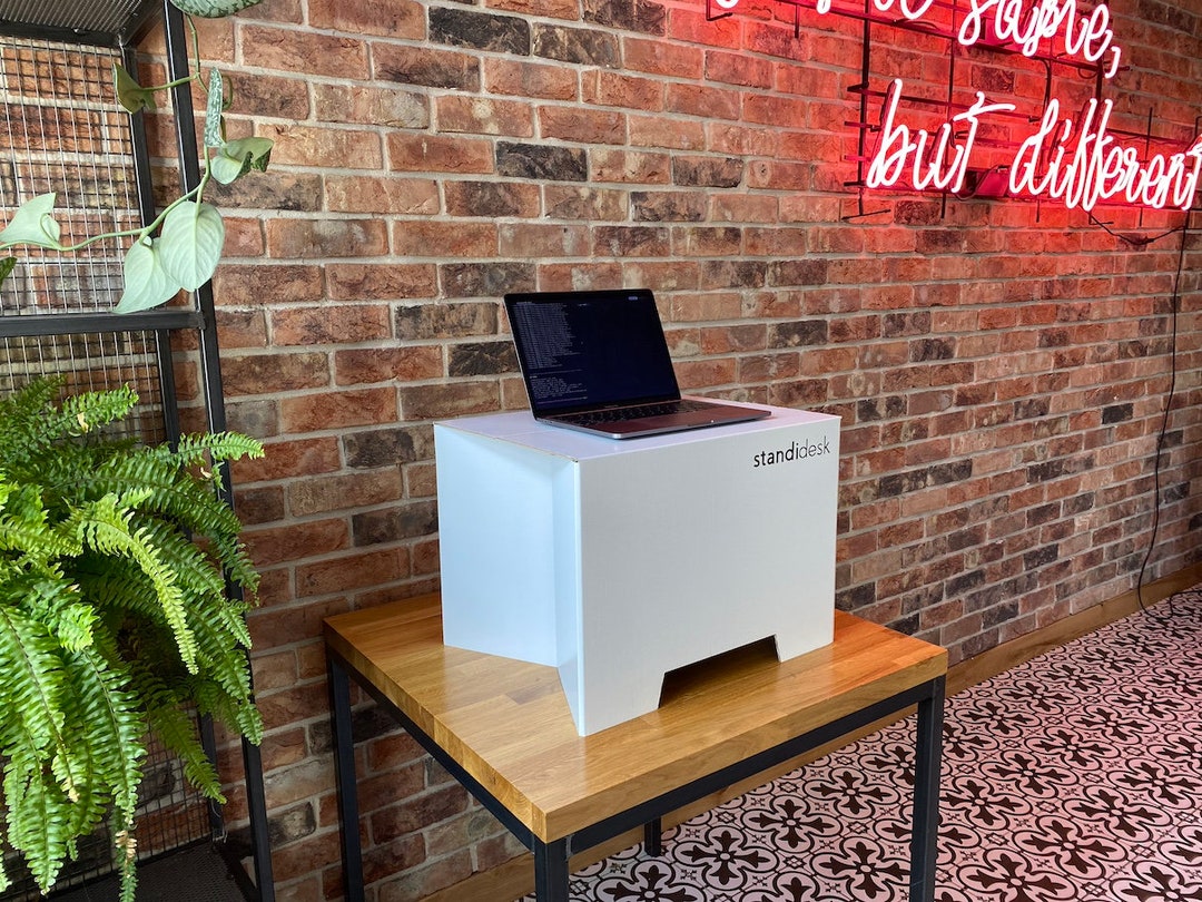 Active Stand Flat A Simple Standing Desk Converter for - Etsy