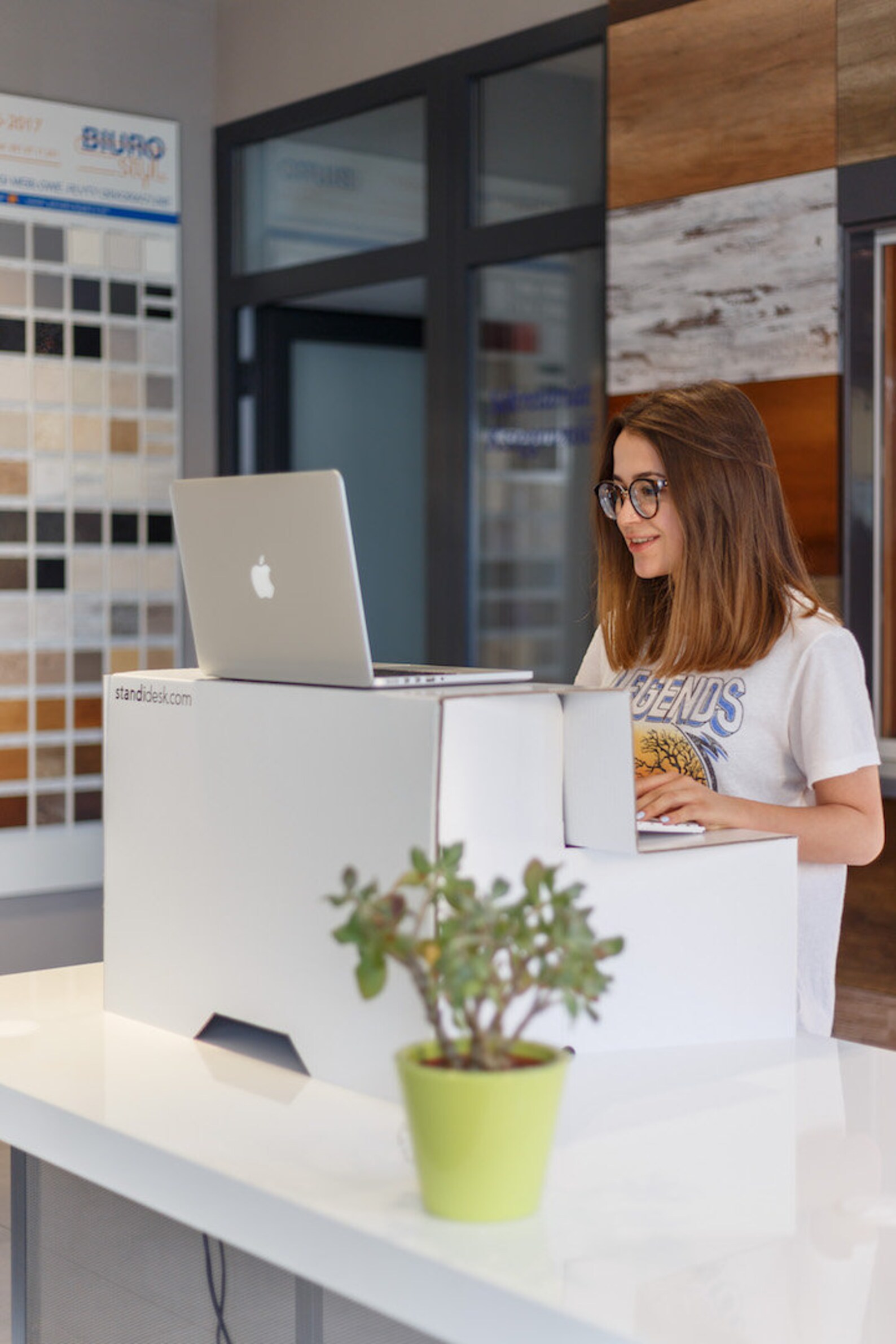 Active Stand A Simple Standing Desk Converter Convert Your | Etsy UK