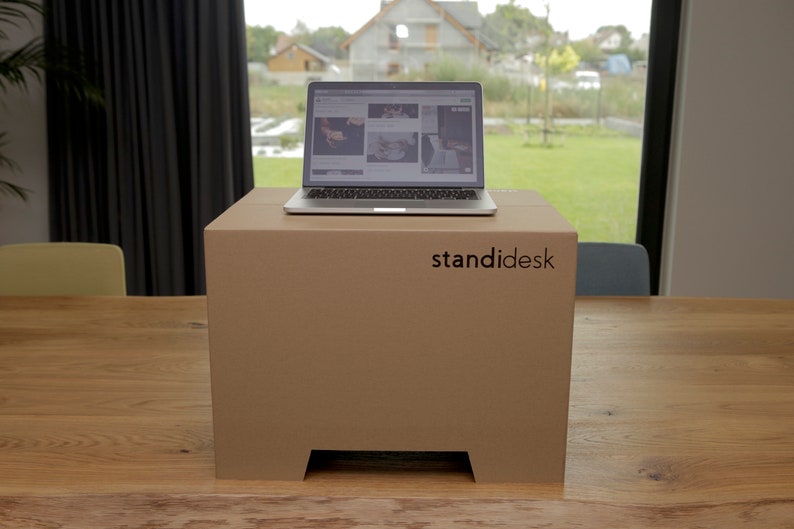 Active Stand Flat A Simple Standing Desk Converter for | Etsy