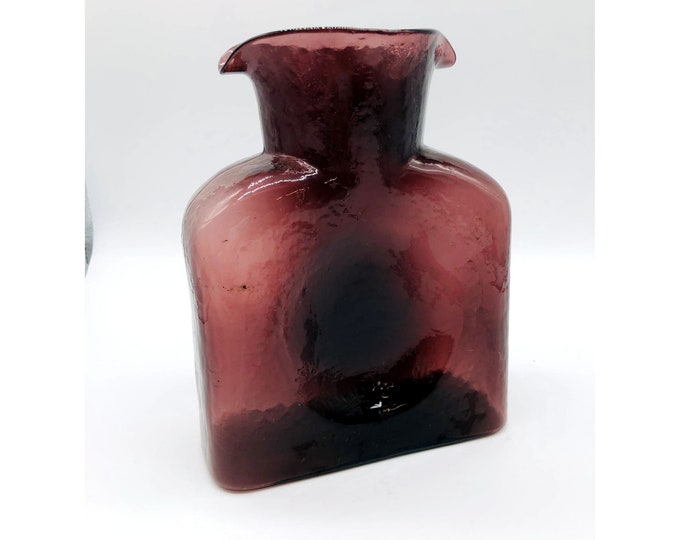 Blenko Water Pitcher Deep Purple Color - Etsy