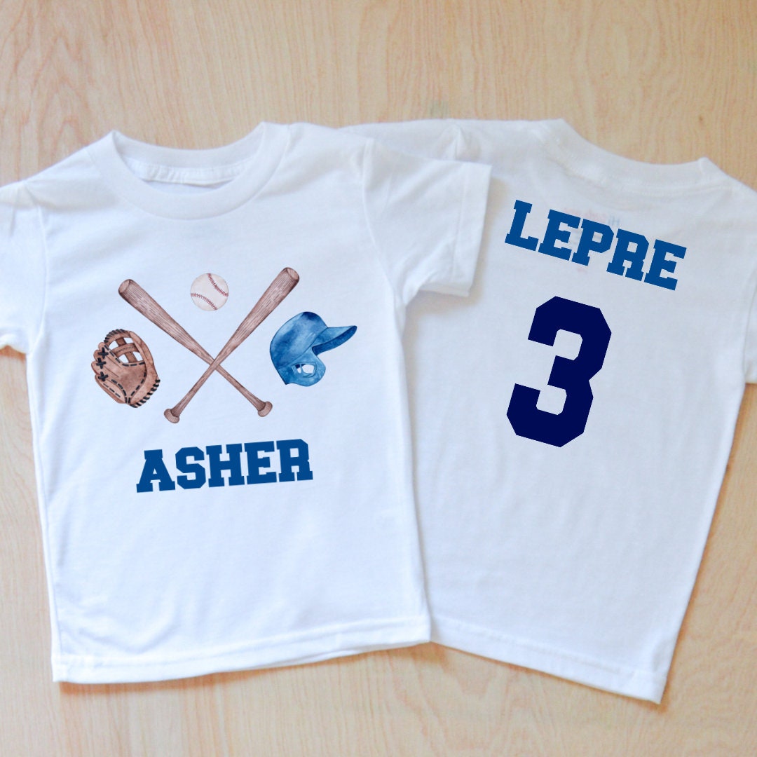 Baseball Personalized T-shirt Kids Baseball Shirt - Personalized ...