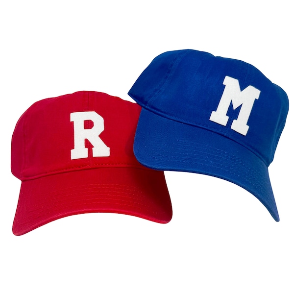 Baseball Hat Letter Adult - Etsy