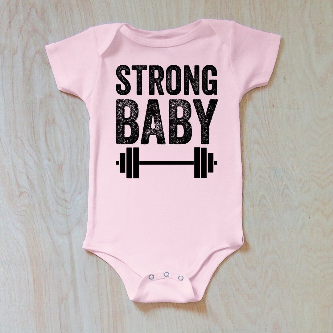 Strong Baby Crossfit Athletic Onesie - Etsy
