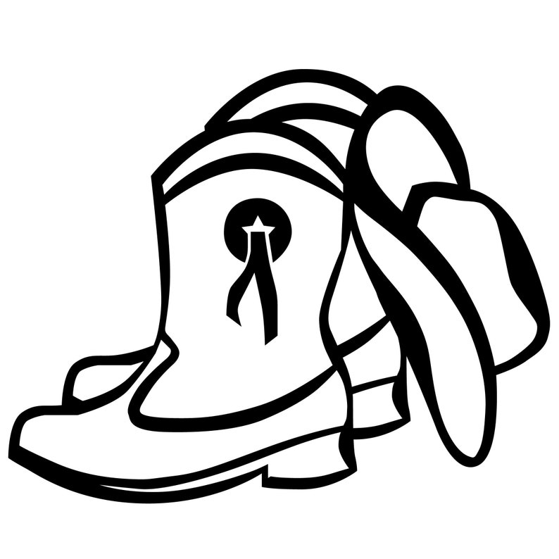 Drill Team Boot SVG | Etsy