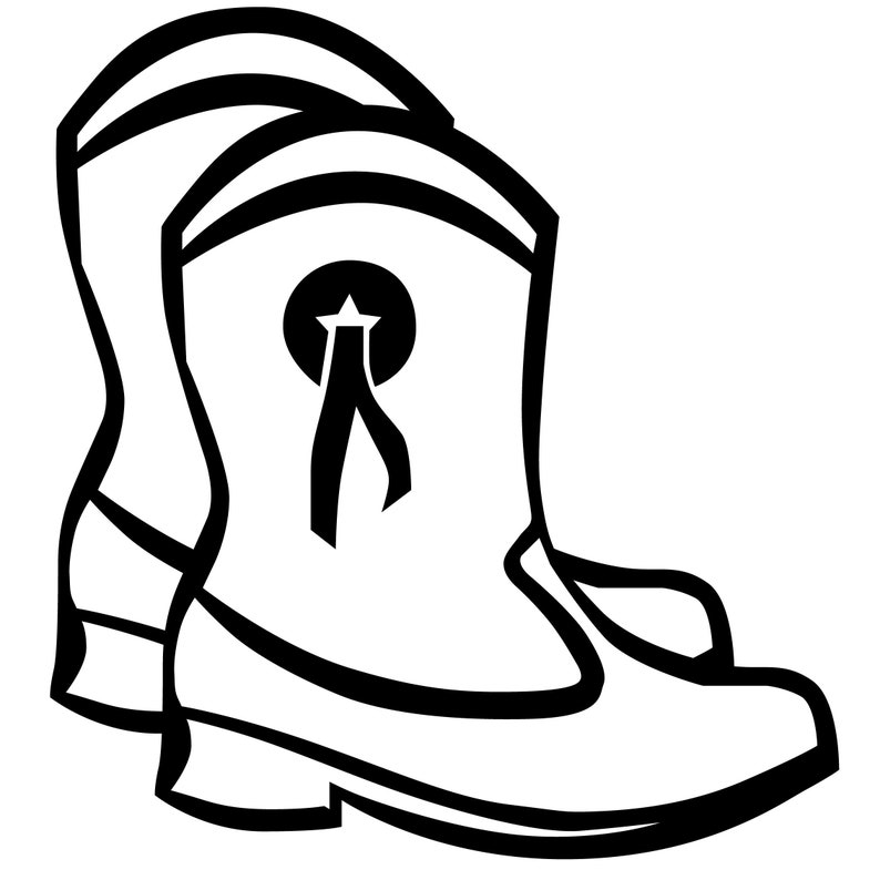 Drill Team Boot SVG | Etsy