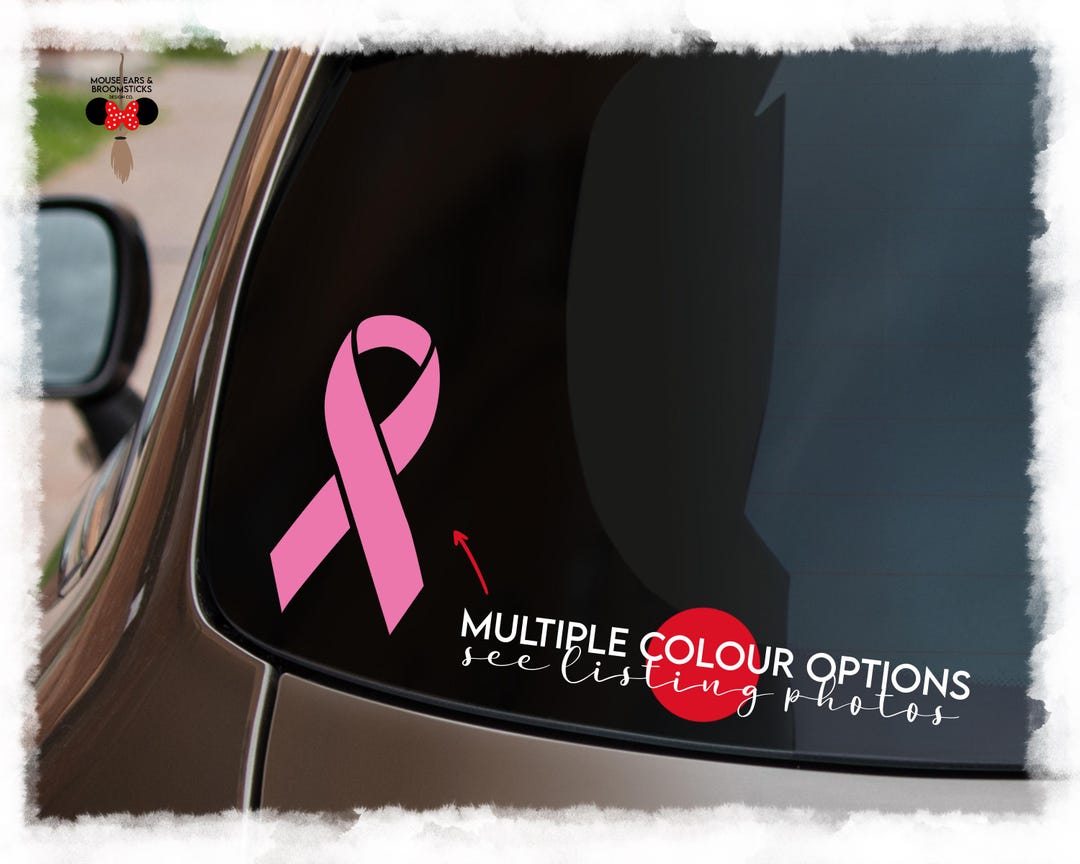 Awareness Ribbon | Car Decal With Applicator - Etsy