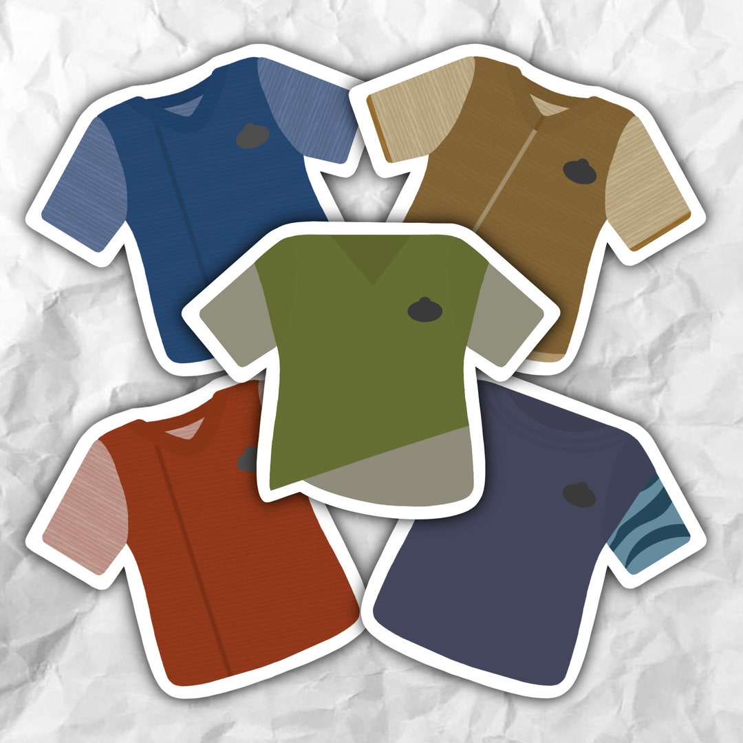 SWGE Set 01 Villagers Magical Shirts Cast Member Costume Shirt Stickers ...