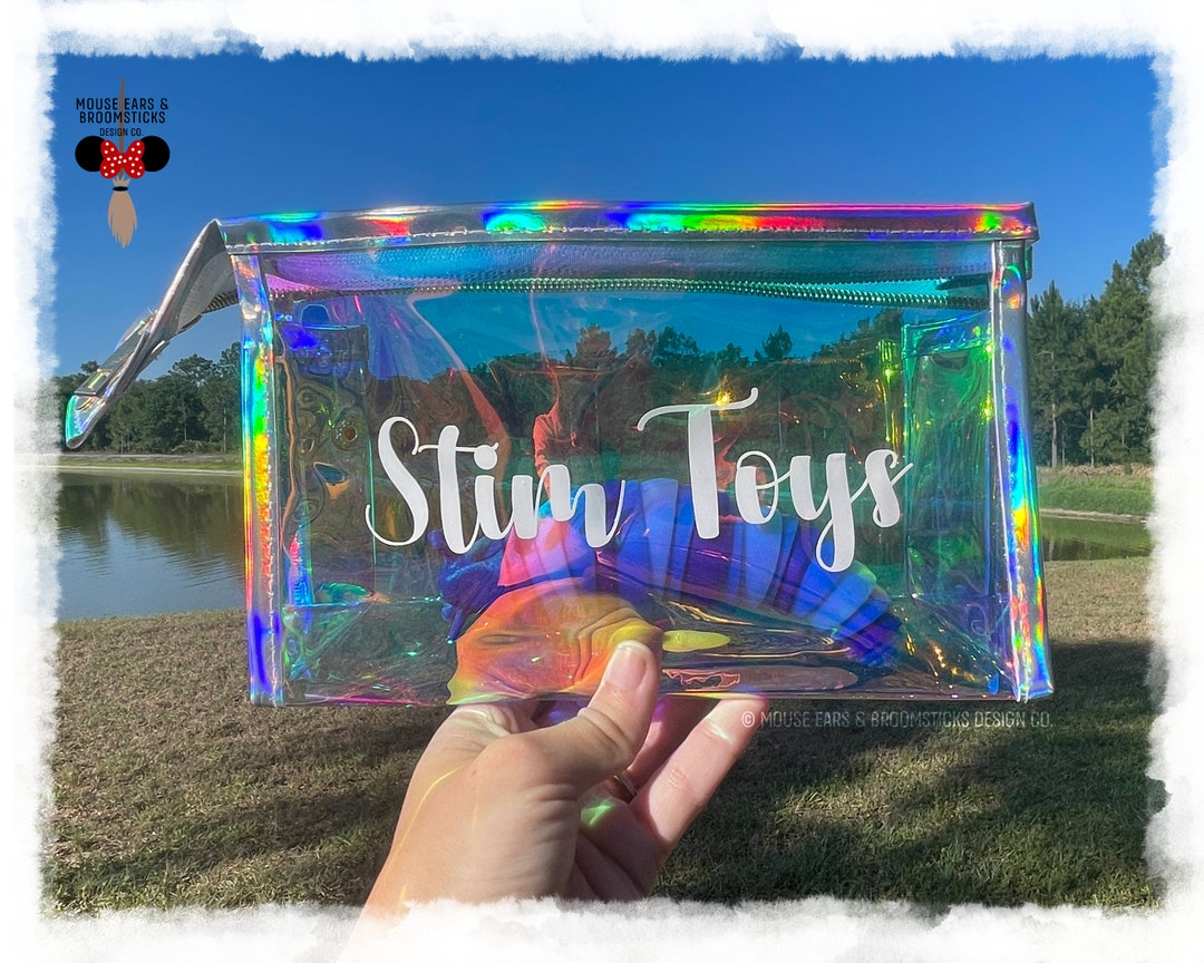 Stim Toy Iridescent Bag With Starter Toy | Neurodivergent Comfort Items ...