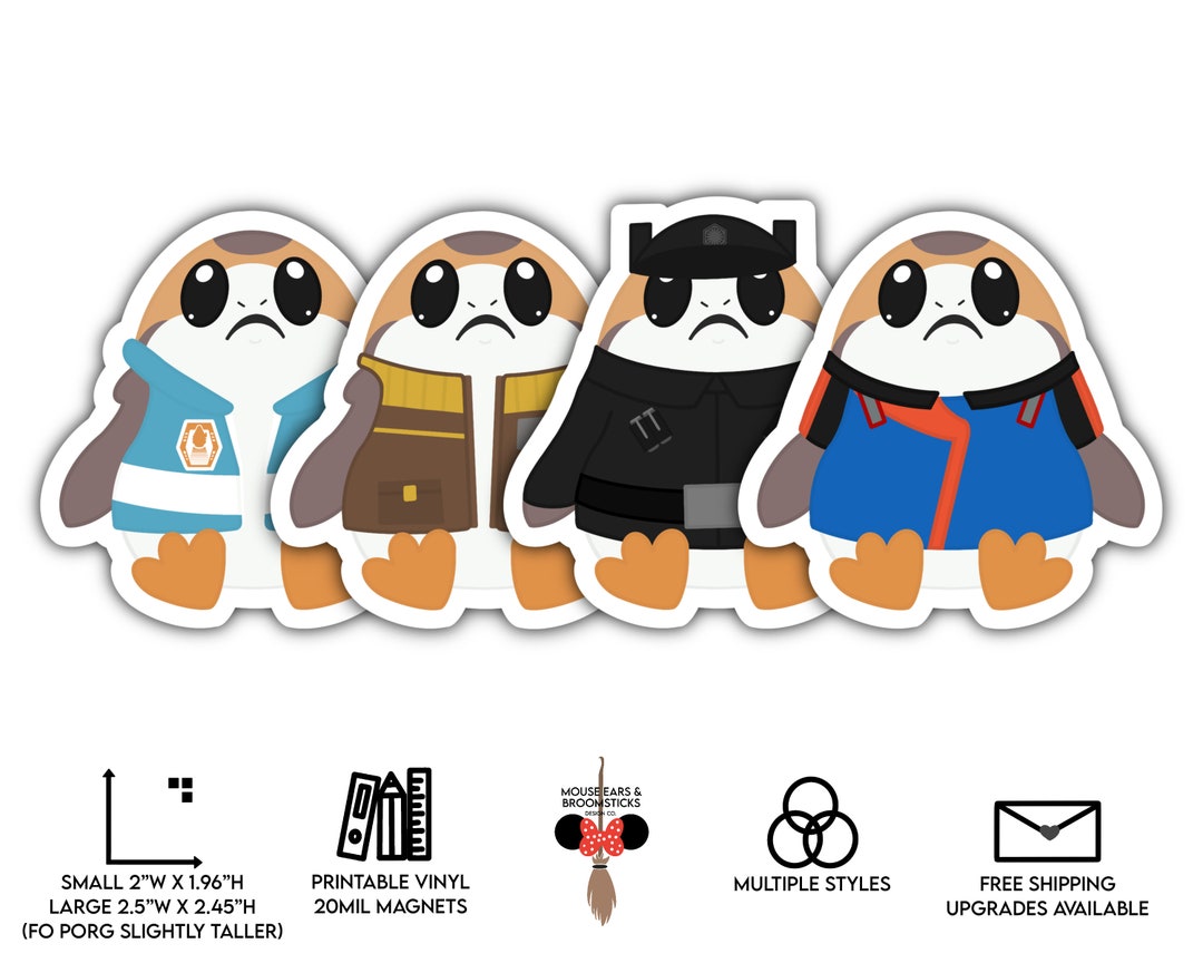 Porgs in Style | Porgs in Cast Member Costumes | Theme Park Inspired ...
